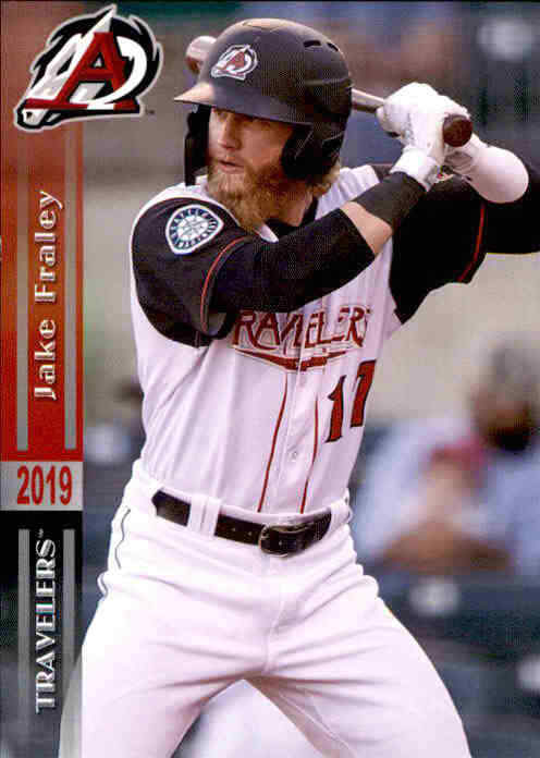 2019 Arkansas Travelers Grandstand #12 Jake Fraley Frederick Maryland ...