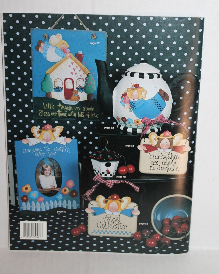 1995 Wood Tole Painting Instruction Book - Everyday Angels by Pat Olson ...