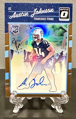 2016 Optic AUSTIN JOHNSON Auto Bronze Prizm Rookie RC🔥Penn State ...