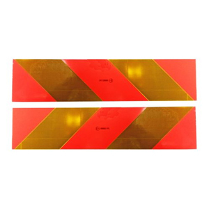 PAIR Type 262 (ECE70), 565mm HGV aluminium reflective rear chevron ...