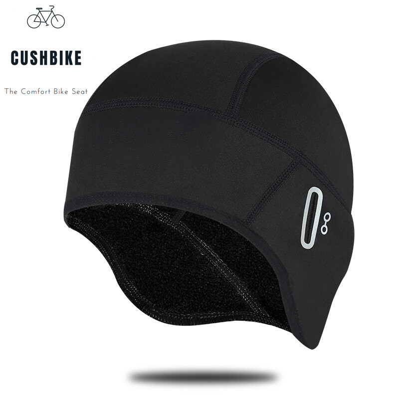Cycling Skull Cap Under Helmet Winter Thermal Fleece Unisex Running ...