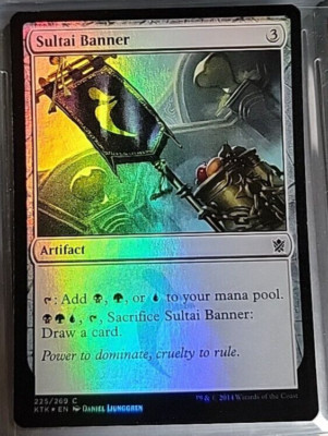 MTG Magic the Gathering Sultai Banner (225/282) Khans of Tarkir FOIL | eBay