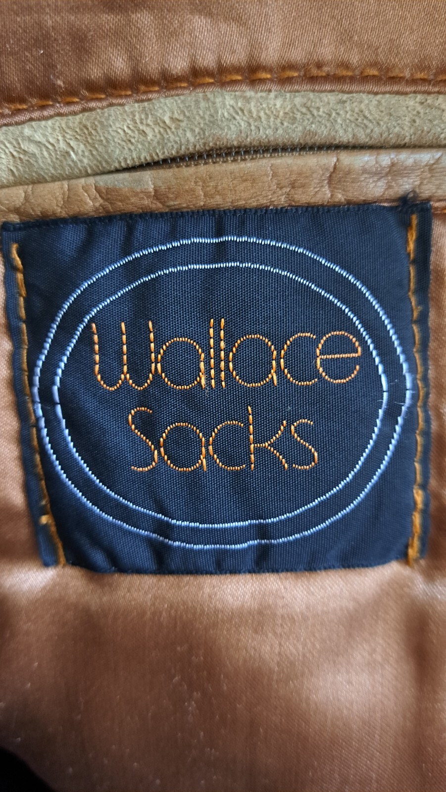 Men's Wallace Sacks, Light Brown,Leather Jacket, Size Medium | eBay UK