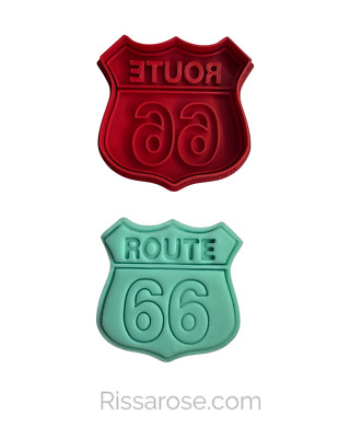 Route 66 shaped cookie cutter stamp | eBay Australia