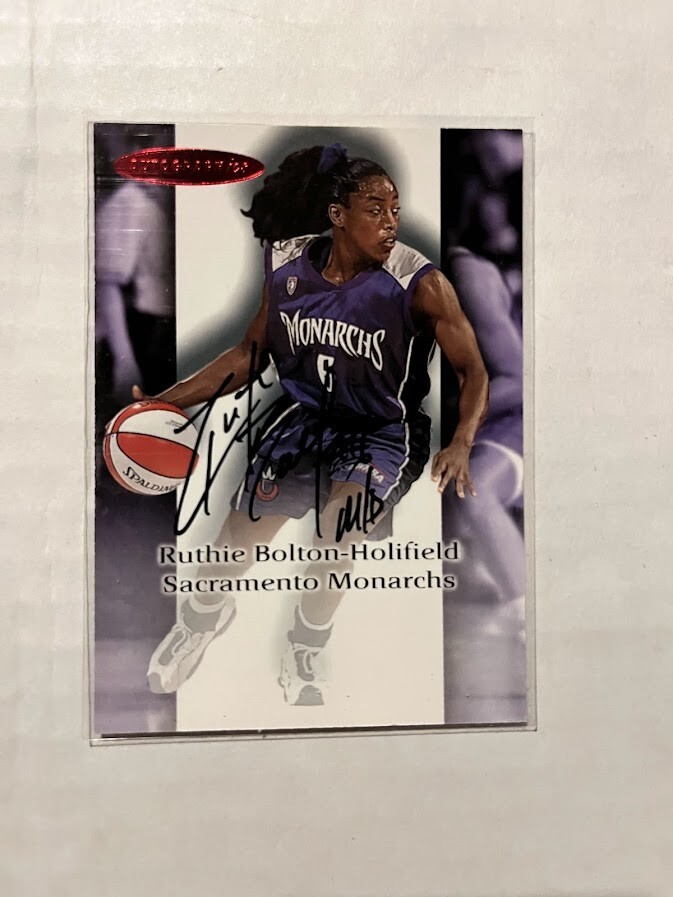 2000 Dominion WNBA Autographics Autograph Ruthie Bolton Holifield | eBay