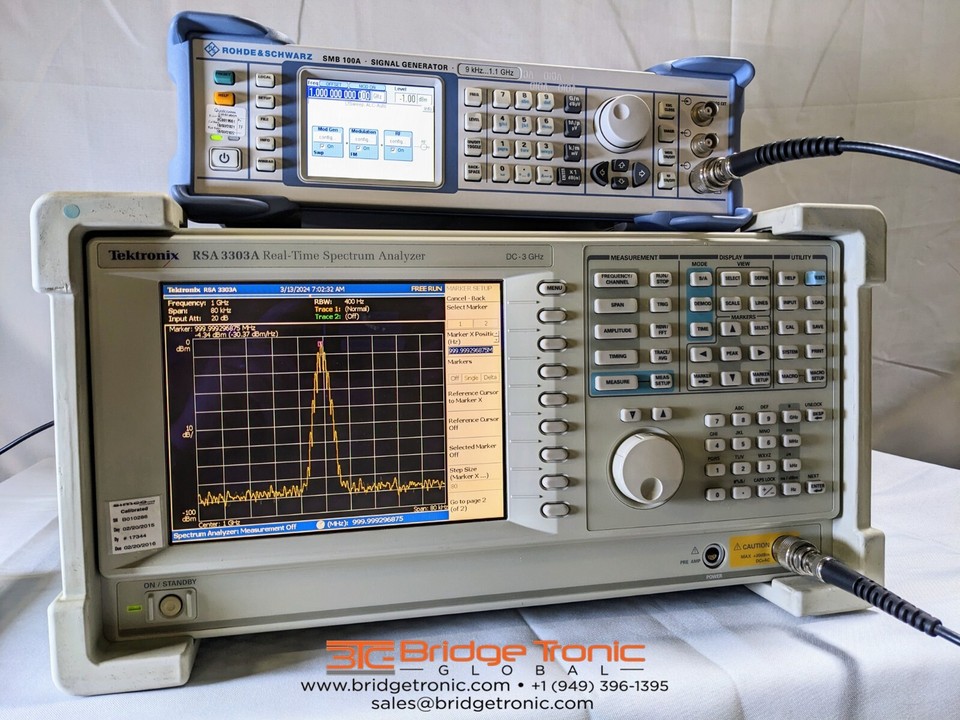 Tektronix RSA 3303A Real Time Spectrum Analyzer | eBay