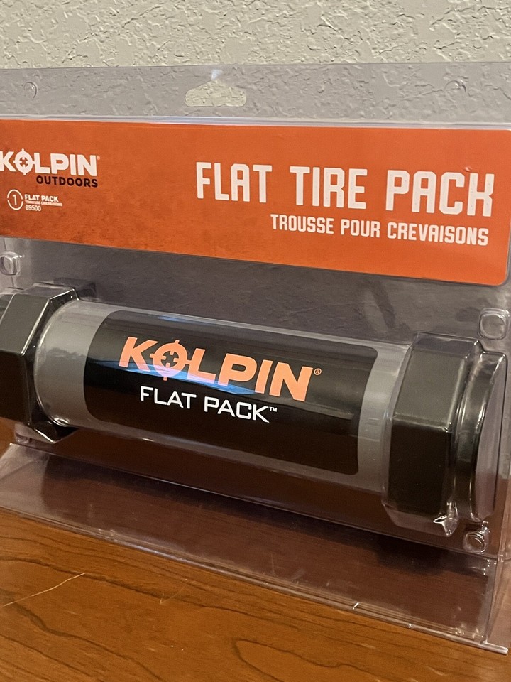 Kolpin Outdoors Flat Pack ATV / UTV Flat Tire Repair Pack Kit with Pump ...