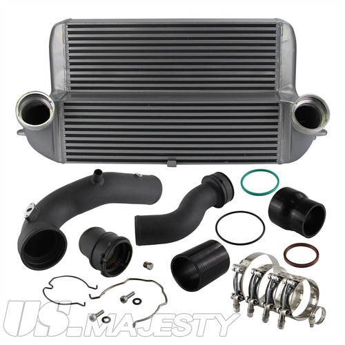 Intercooler Kit + Charge Boost Pipe Turbo For BMW X5 F15 E70 X6 F16 E71 ...