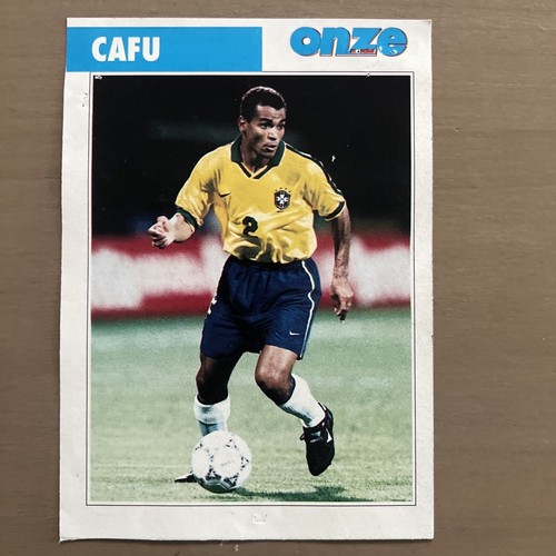 CARD ONZE MONDIAL ROOKIE CAFU BRESIL BRASIL FRENCH ROMA SAO PAULO | eBay