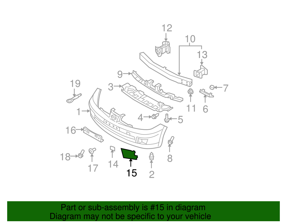 Genuine Nissan 2007-2012 Nissan Versa - Fog Light Trim 62256-EM30B | eBay