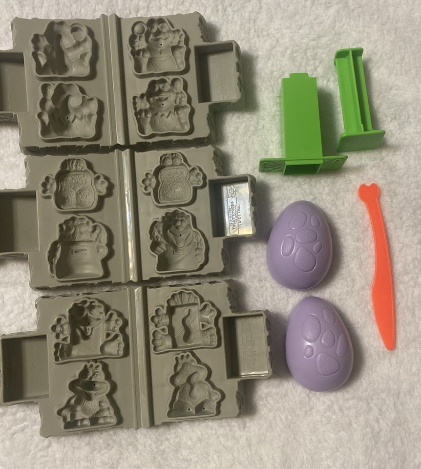 DINOSAURS ABC TV 1992 Play-Doh Vintage Playset Parts Molds Tools ...