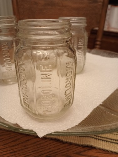 Lot Of 4 Vintage Moroline Protrolleum Jelly Jars | eBay