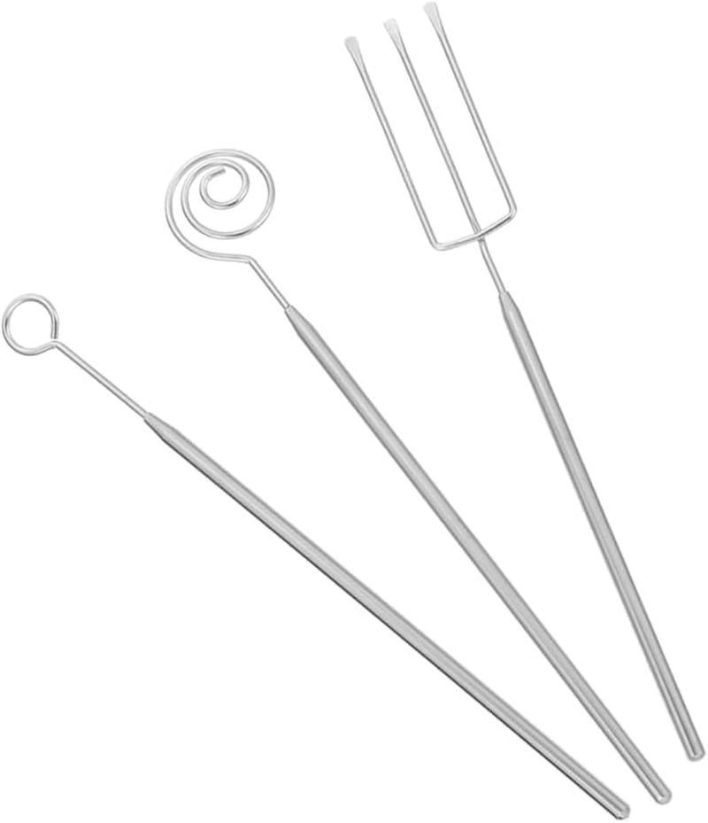 3Pcs Chocolate Dipping Tools, Stainless Steel Candy Dipping Tools Set ...