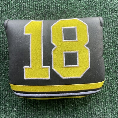 Happy Gilmore 18 Jersey Mallet Putter Headcover Yellow Black | eBay