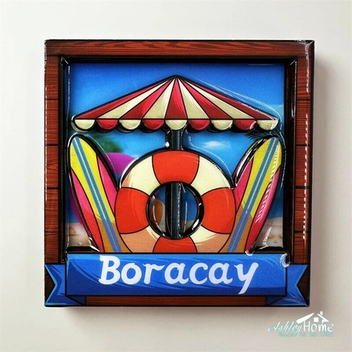 Philippines Boracay Travel Souvenir 3D Wooden Refrigerator Fridge ...