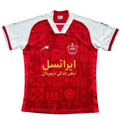 2023/24 Persepolis Home Jersey MEROOJ Perspolis RED shirt New | eBay