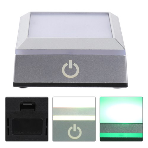 3D Crystal Statue Lighted Base Glass Art Led Light Base 3d Crystal | eBay