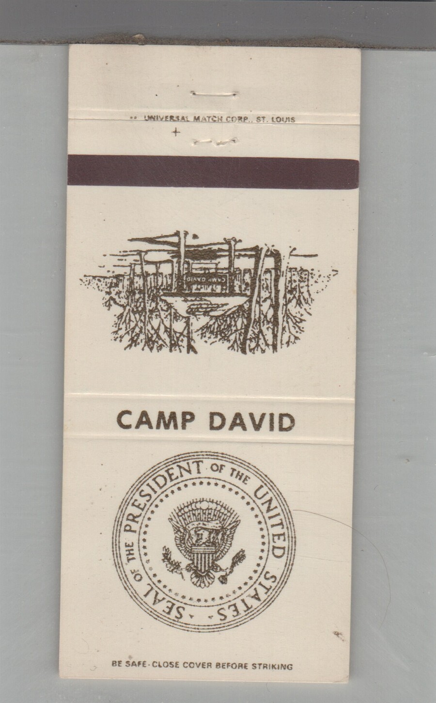 Matchbook Cover Camp David Maryland President Of The United States | eBay