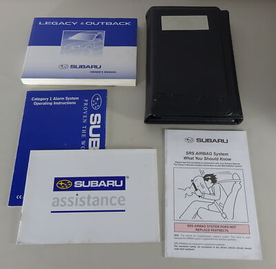Wallet + Handbook / Owner's manual Subaru Legacy & Outback printed 07/ ...