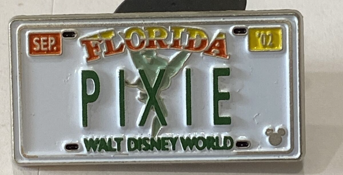 Cast Lanyard License Plate Disney pin HM A9 Pixie Tinker Bell | eBay