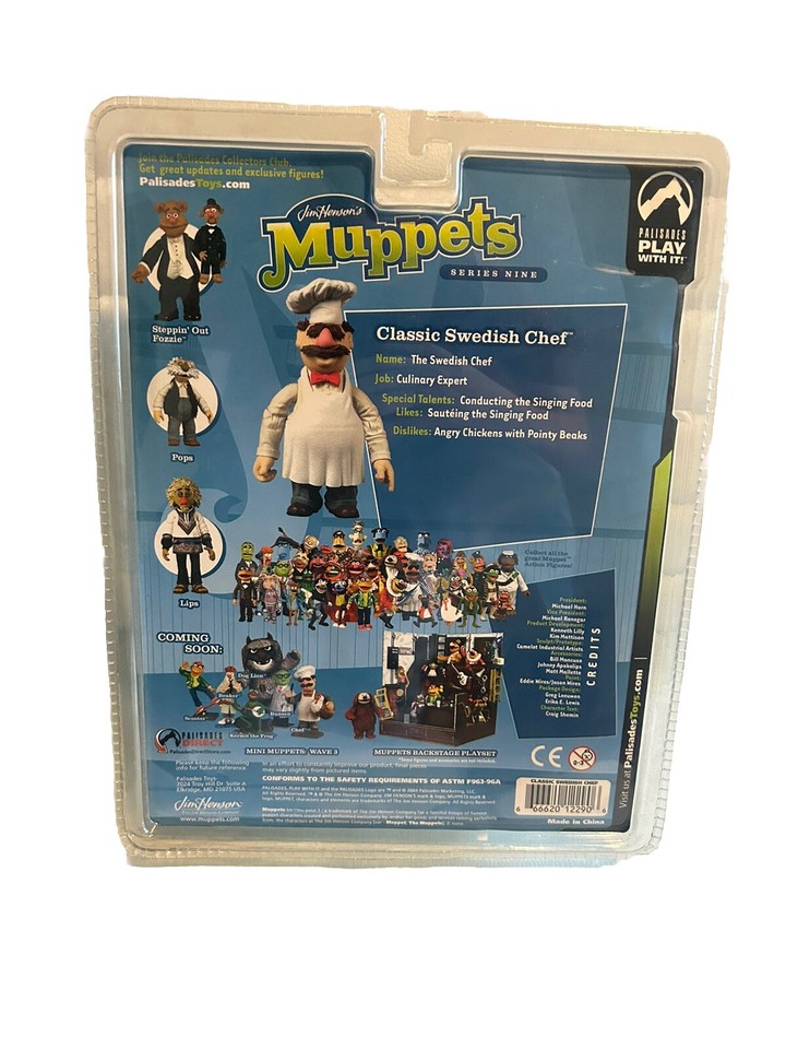Palisades The Muppets Classic Swedish Chef Action Figure - New In ...