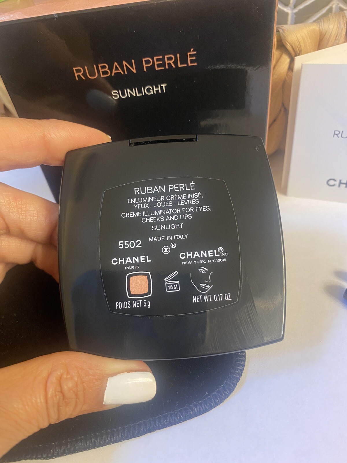 CHANEL Super RARE Ruban Perle Sunlight Highlighter /Illuminator New In ...