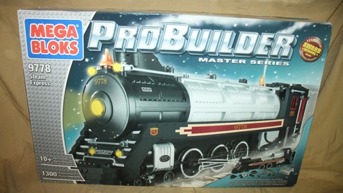 Mega Bloks Pro Builder 9778 Steam Express Locomotive New Sealed Box | eBay