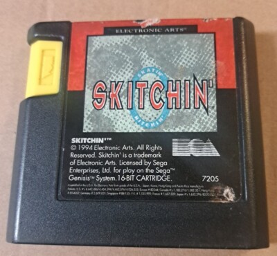 Skitchin (Sega Genesis, 1993), Authentic Game Cartridge Only Tested | eBay