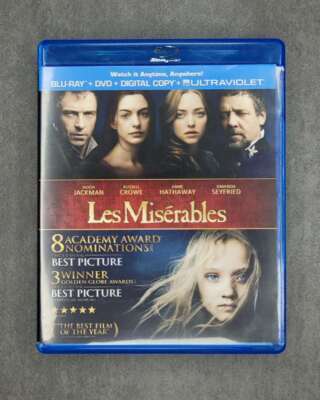 Les Misérables (Two-Disc Combo Pack: Blu-ray + DVD + Digital Copy ...