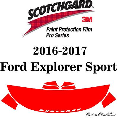 3M Scotchgard Paint Protection Film Pro Series 2016 2017 Ford Explorer ...