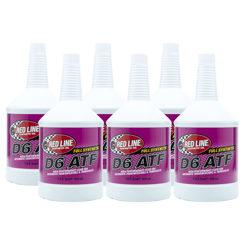 Red Line 30704 Full Synthetic D6 Automatic Transmission Fluid ATF ...