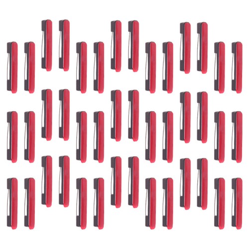 60 Pcs Name Badge Name Tag Pin Backs Plastic Id Badges Bar Brooch | eBay