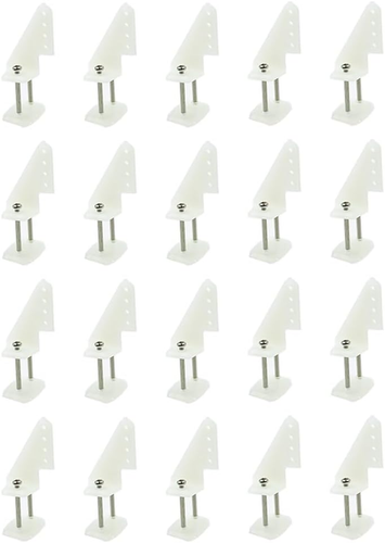 20PCS Plastic Control Horn 4 Hole Control Horn with Screws for RC ...