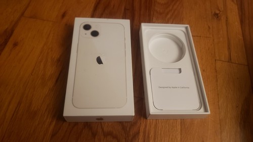 BOX ONLY Apple iPhone 13 Starlight White 128GB Model A2482 OEM ...