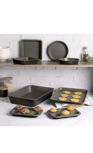 Goodful All-In-One Nonstick Bakeware Set, Stackable and Space Saving ...