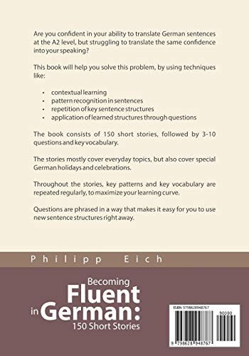 Becoming fluent in German: 150 Short Stories | eBay