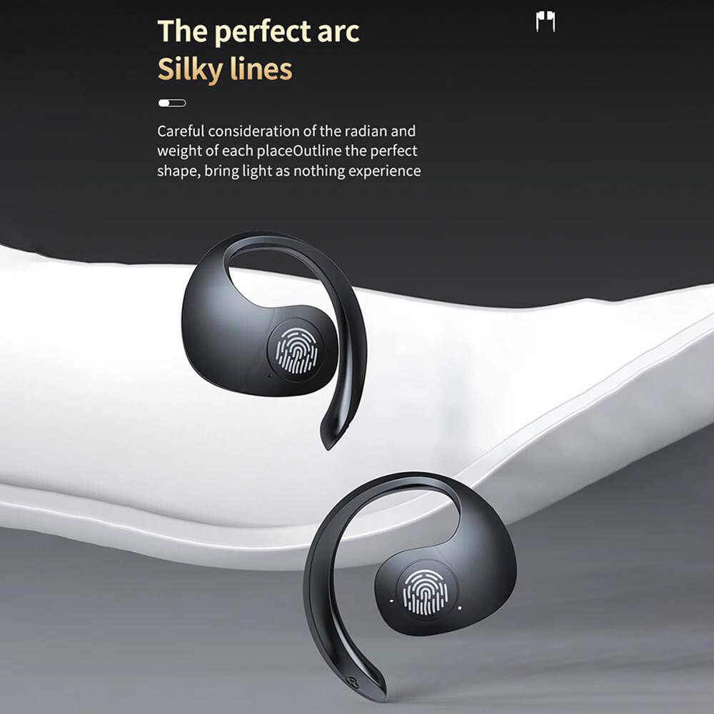 TWS Mini Bluetooth 5.3 Headset Earphones Earbuds Stereo Bass Ear Hook Headphones | eBay