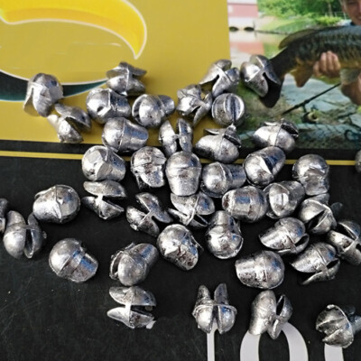 Removable split shot Size #3, 5/32 Oz, 4 gm, Sinkers Fishing Weights ...