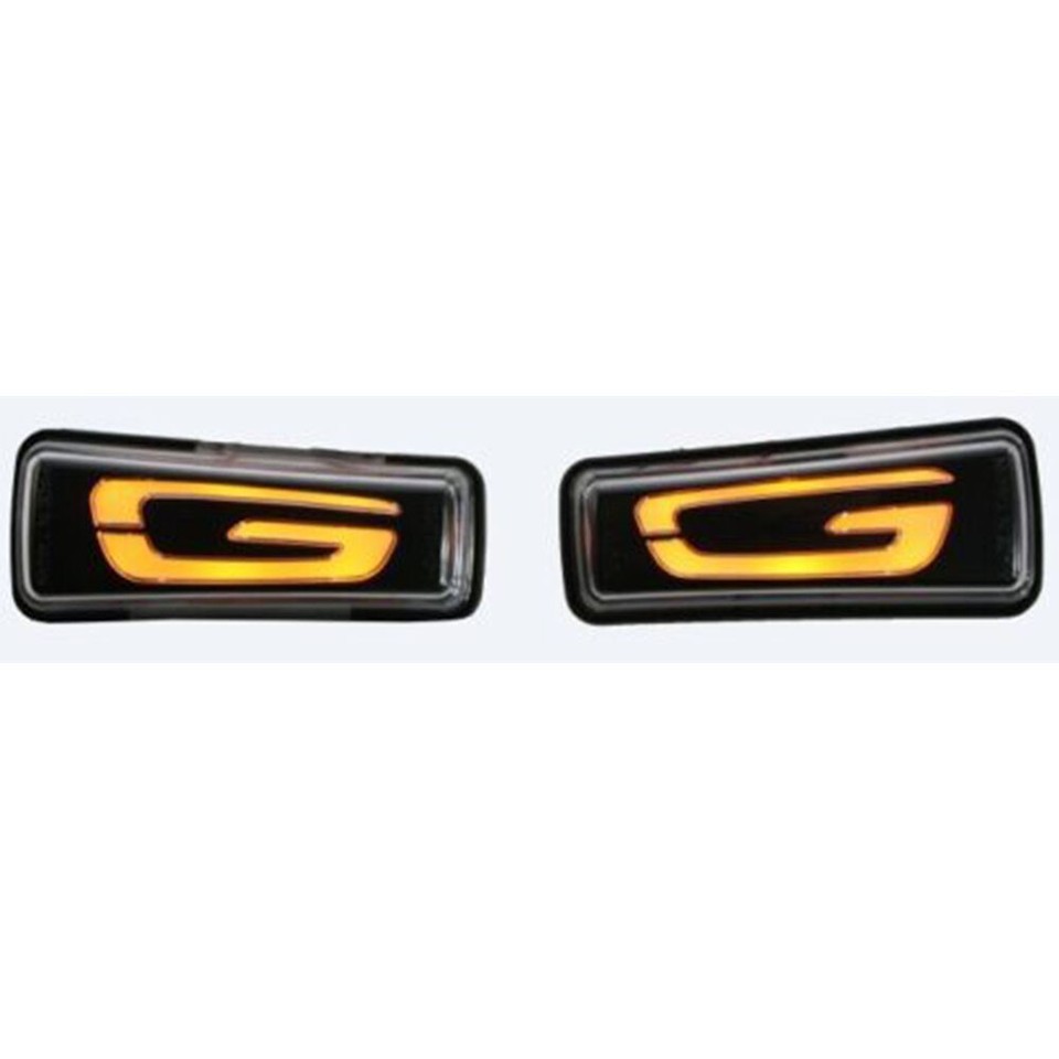 White Amber LED Side G Marker Lamp Light For 1990-2018 Benz G550 G500 ...