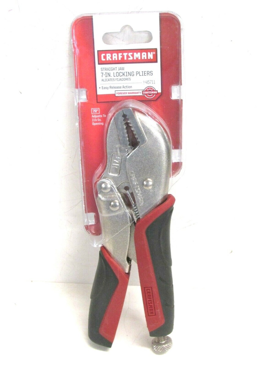 Craftsman Adjustable Pliers CRAFTSMAN Locking Pliers, Straight Jaw,