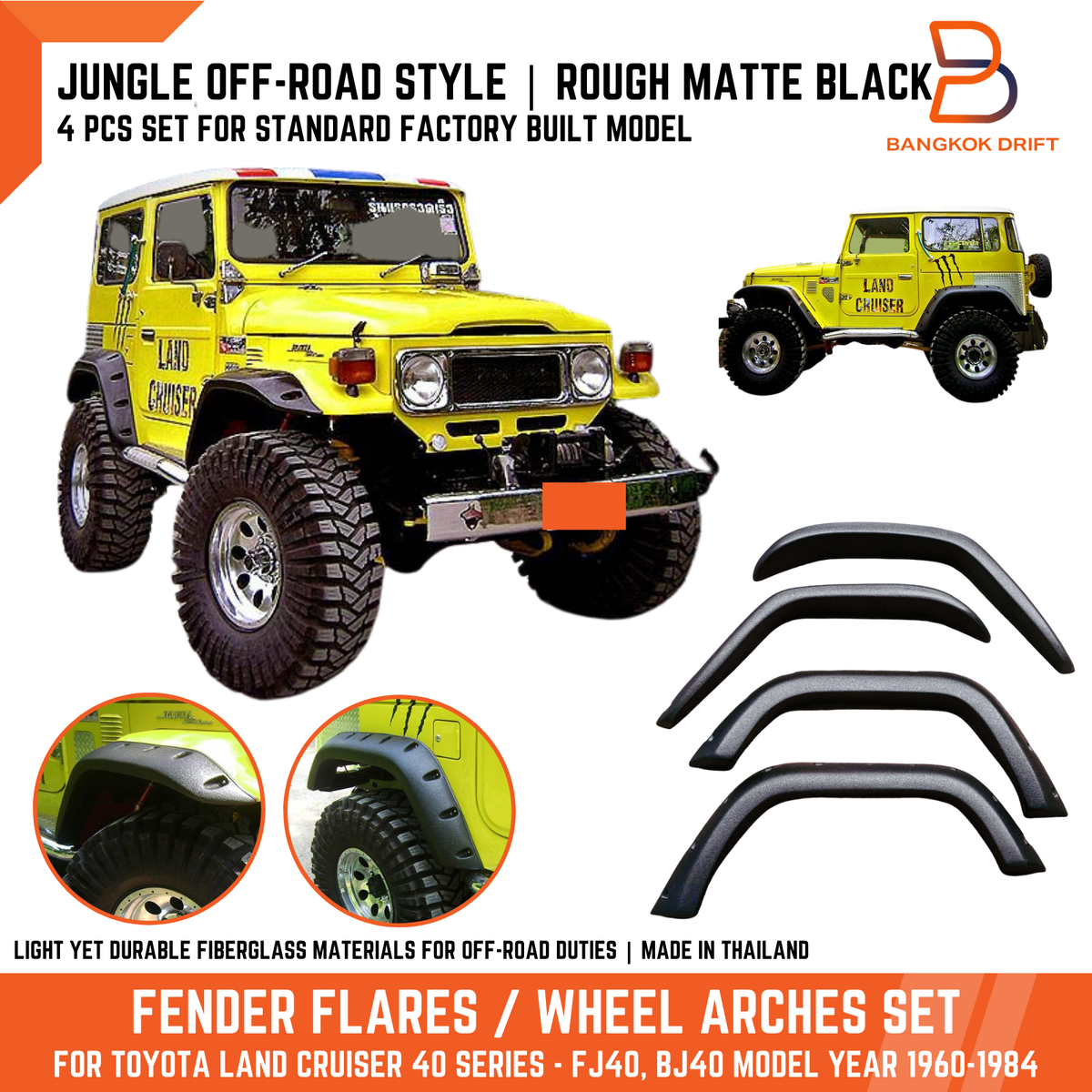 Off Road Fiberglass Fenders
