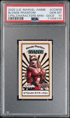 2020 UD Marvel Anime GOLD CAPSULE MINI CCM38 BLONDE PHANTOM ~ PSA 10 ...