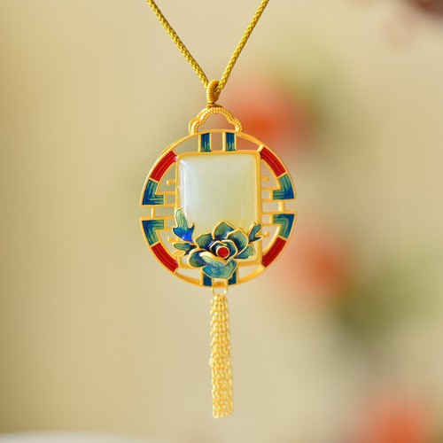 Ethnic Style Pendant Female Retro Chinese Style Cheongsam Hanfu Jewelry ...