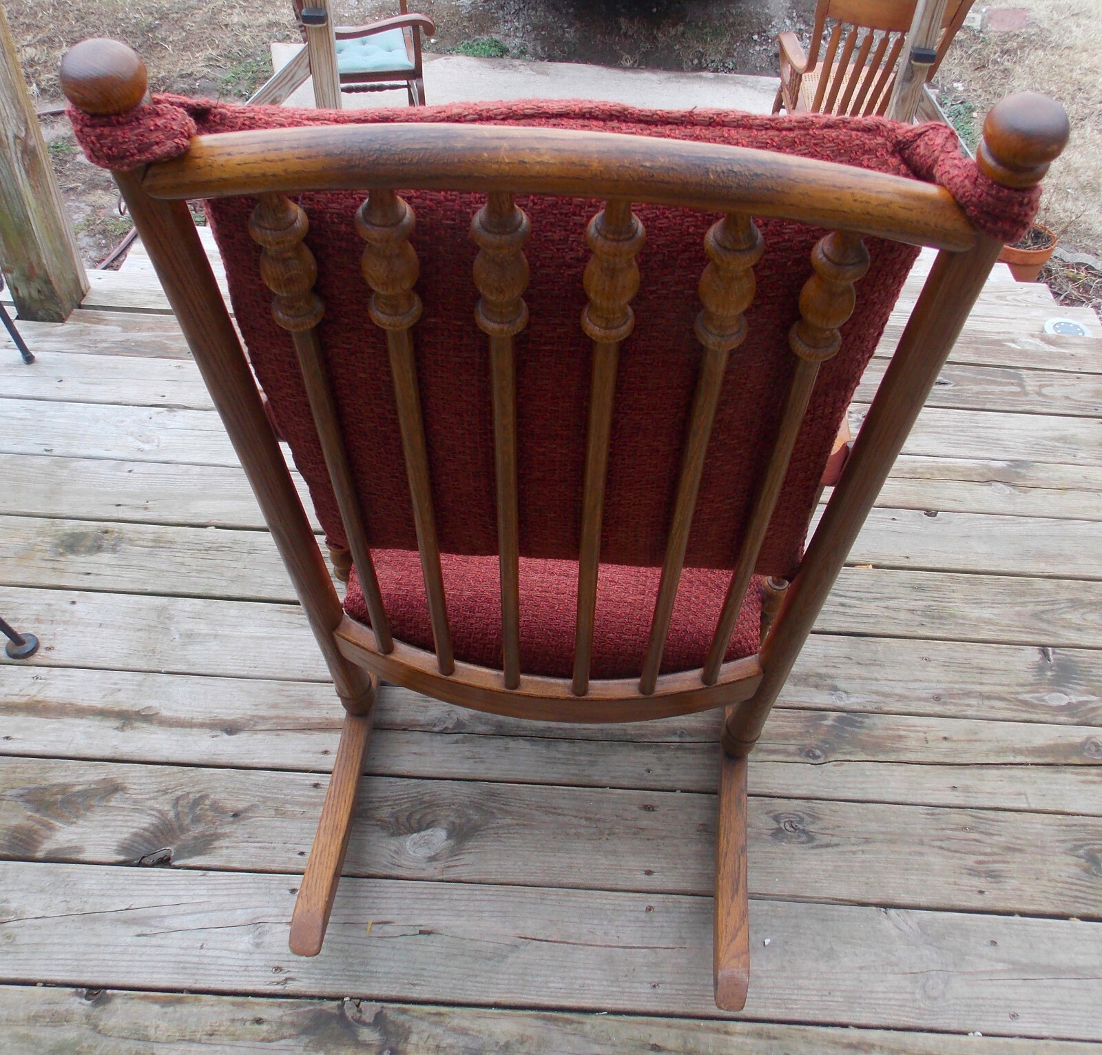 Mid Century Oak Virginia House Rocker / Rocking Chair (R93) | eBay