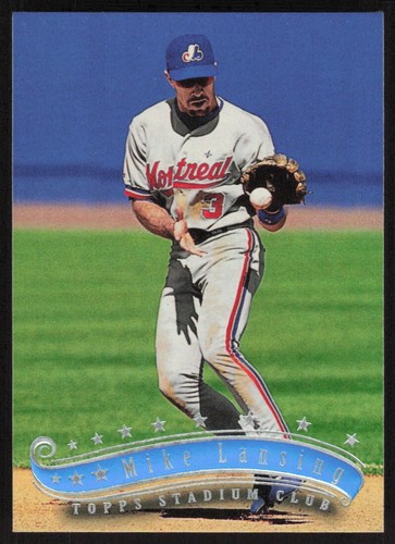1997 Topps Stadium Club Members Only Mike Lansing #145 Montreal Expos ...