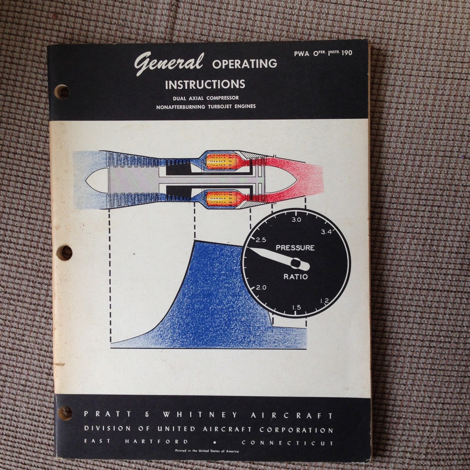 Pratt & Whitney DUAL AXIAL COMPRESSOR NonAFTERBURNING TURBOJET ENGINES ...