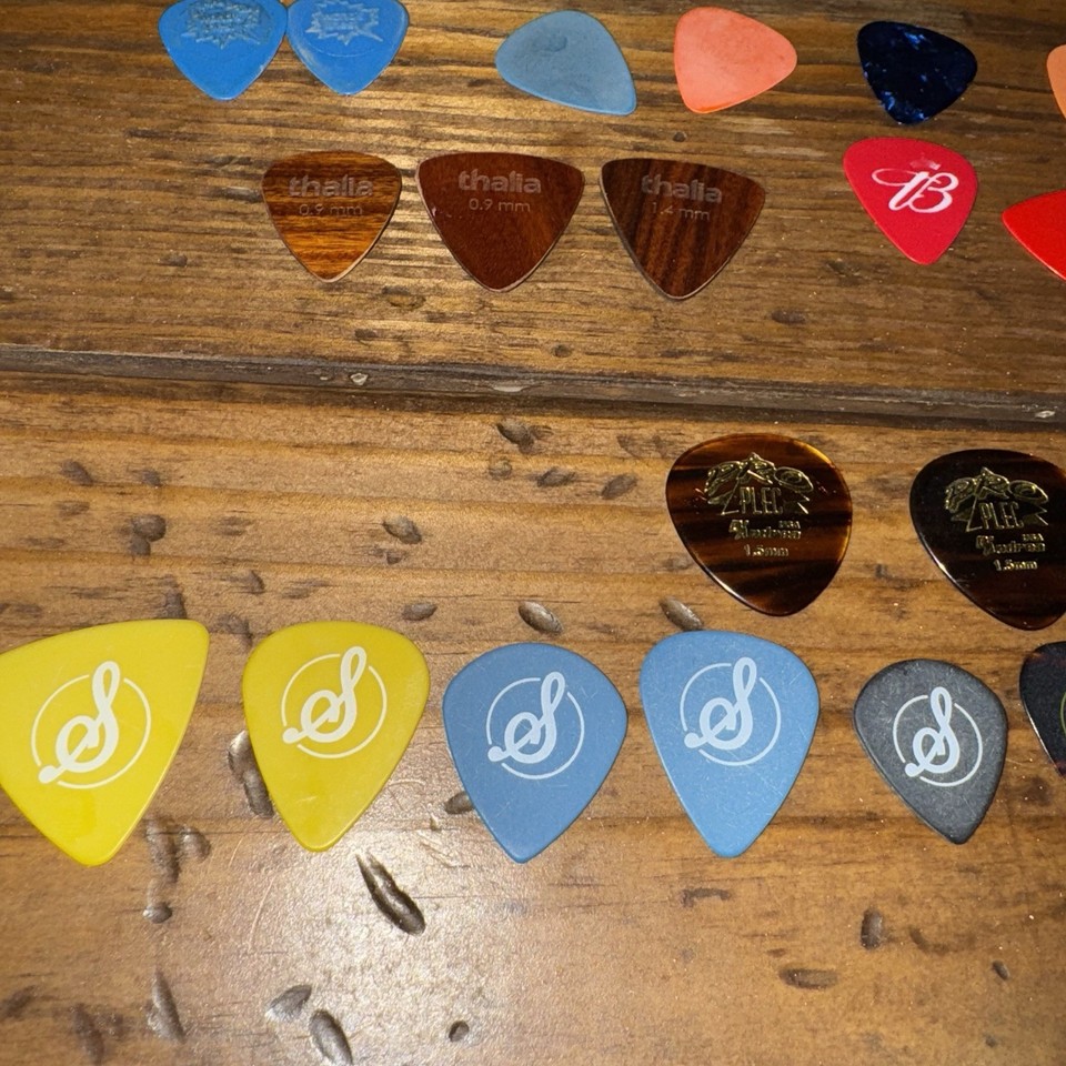 56 Guitar Pick Lot Fender Gibson Thalia Stringjoy Clayton Pro Plec | eBay