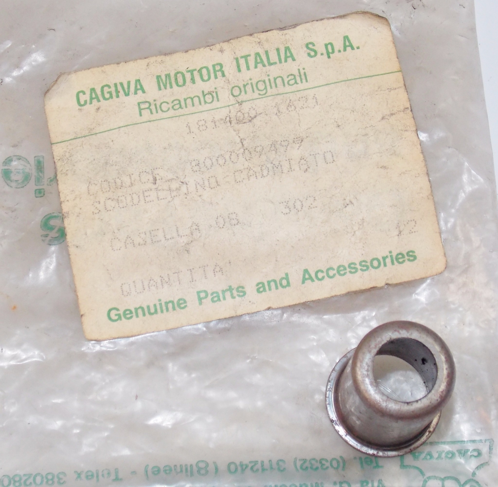 NOS OEM CAGIVA 1981 SST 125/ALETTA /ELECTRA CLUTCH SPRING CUP 800009499 ...