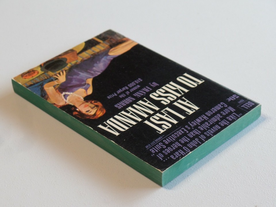 AT LAST TO KISS AMANDA Frank Norris Vintage 1962 1st Dell Paperback ...