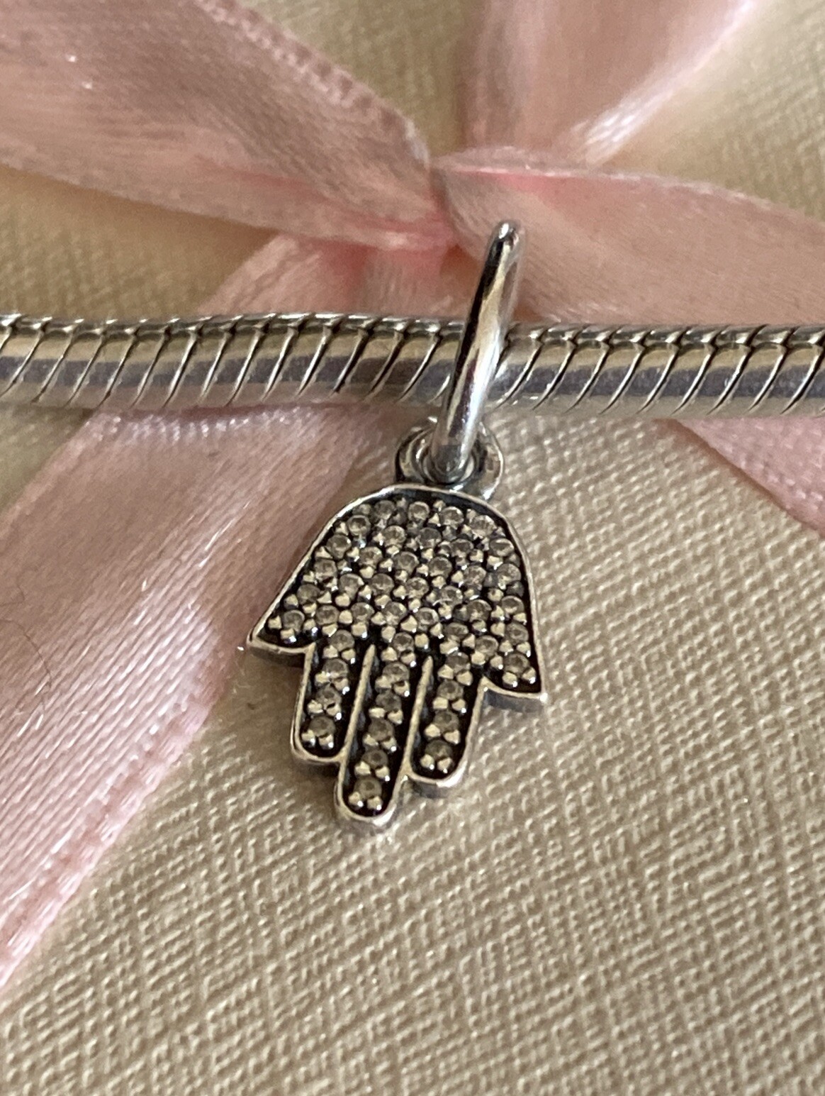 Genuine Pandora Symbol Of Protection Hamas Hand Dangl… - Gem